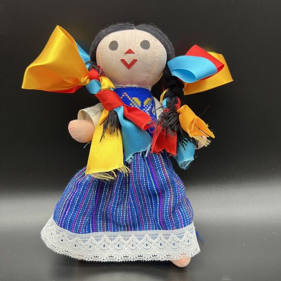 Toys | Handmade Mexican Lele Doll Aztec Rag Doll Jointed Legs And Arms ...